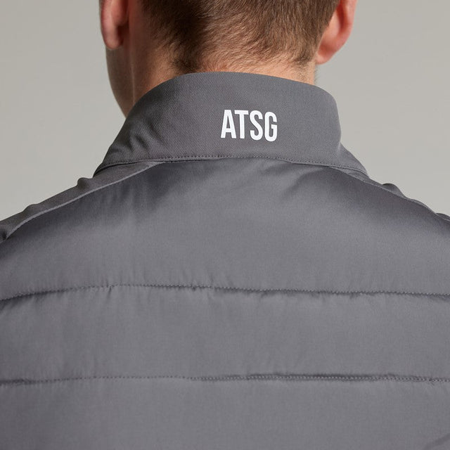 Buy the ATSG Windproof Stretch Golf Gilet - Mens- Steel - Slim Fit ...