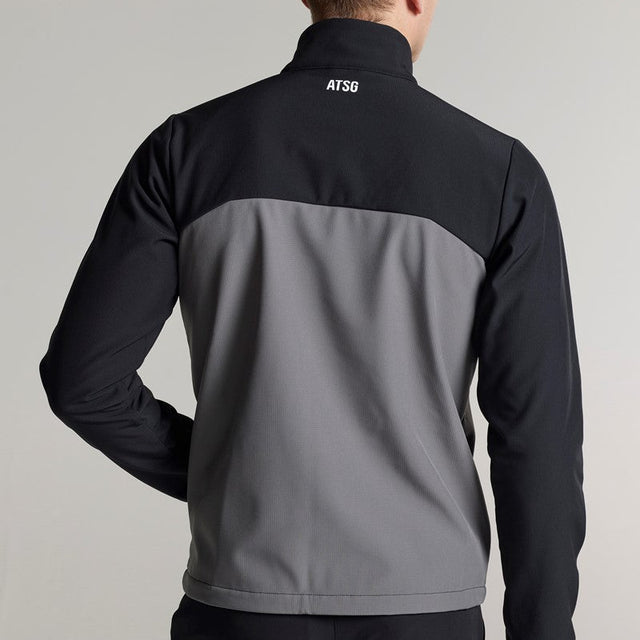 Buy the ATSG Merritt Softshell Golf Jacket - Mens - Putter Black ...